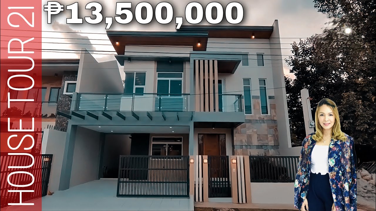 Beautiful Modern Tropical House in Angeles City | House Tour #21 - YouTube
