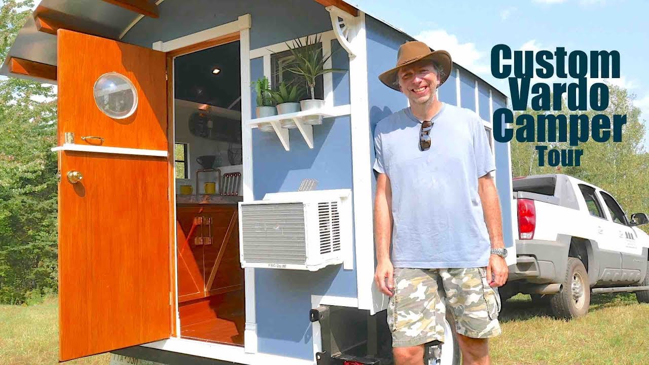 Tiny House Builder's $5000 Custom Vardo/Gypsy Wagon - YouTube