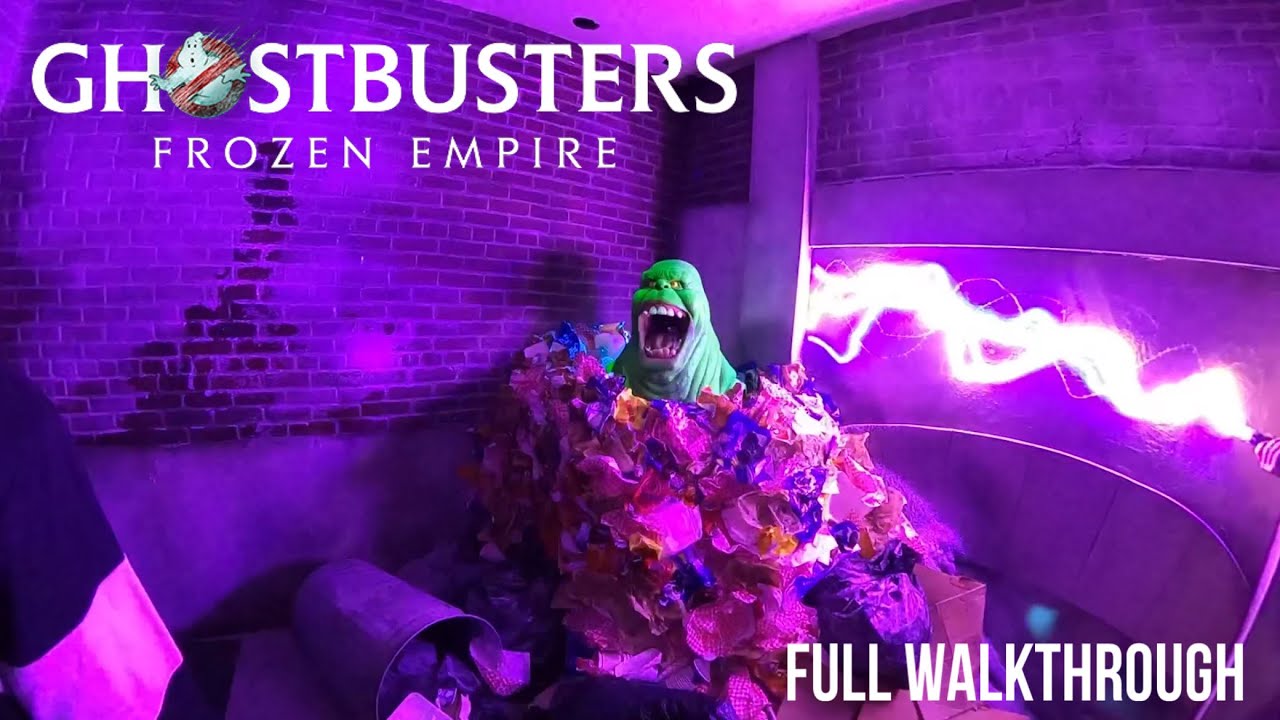 Ghost Busters Frozen Empire Full Walkthrough 2024 POV HHN Hollywood ...