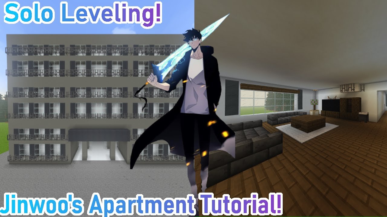 Minecraft Tutorial!: Solo Leveling Jinwoo's Apartment! Pt:1! **Anime ...
