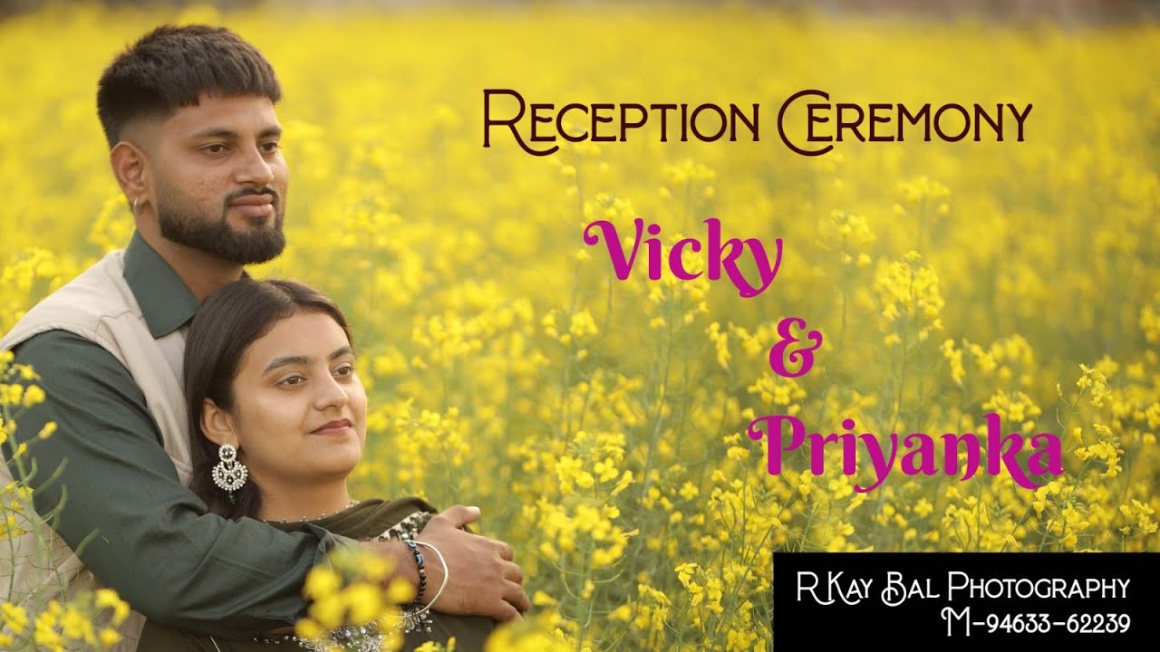 LIVE🔴 YOU ARE WATCHING RECEPTION CEREMONY ll VICKY WEDS PRIYANKA ll R ...