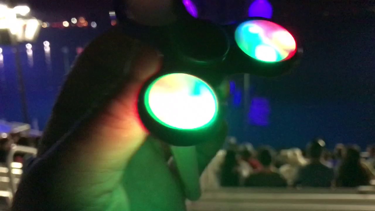 Fidget spinner electric led lighted, LED, Fidget Spinner, Neon, UFO ...