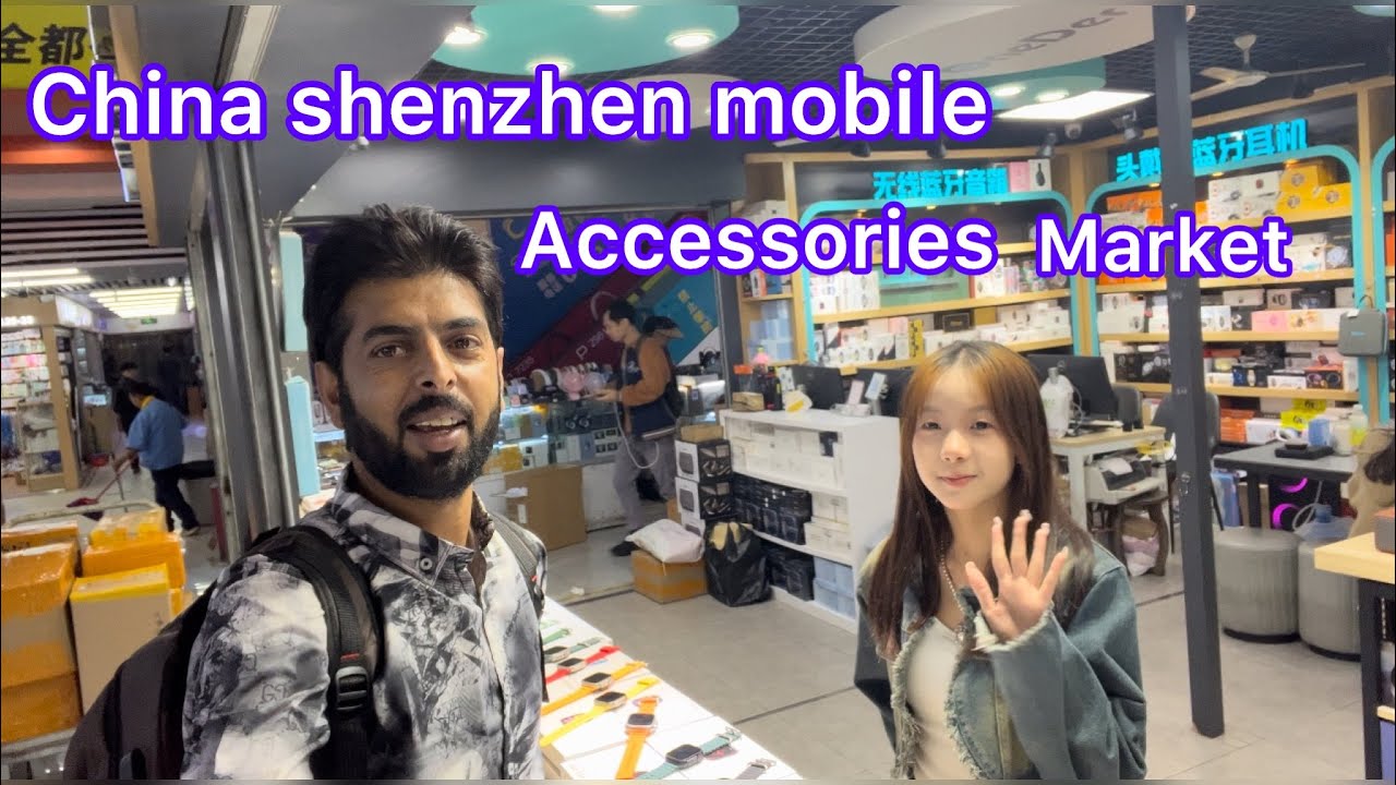 China shenzhen mobile Accessories market - YouTube