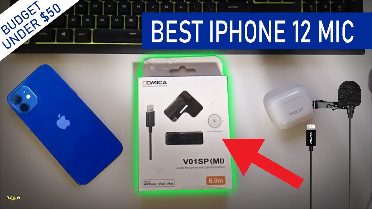 The Best Mic for iPhone 12 | COMICA V01SP MI Lavalier Microphone ...