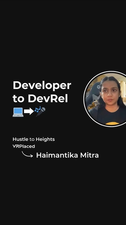 DevRel (Developer Relations) is a fantastic career path,but it’s important to build foundation ...