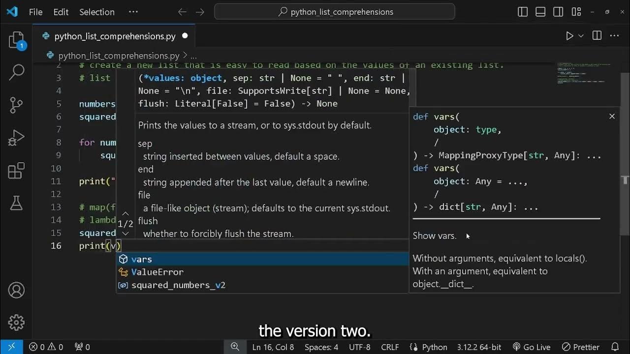 🔍 Python List Comprehensions Tutorial 🔍 - YouTube