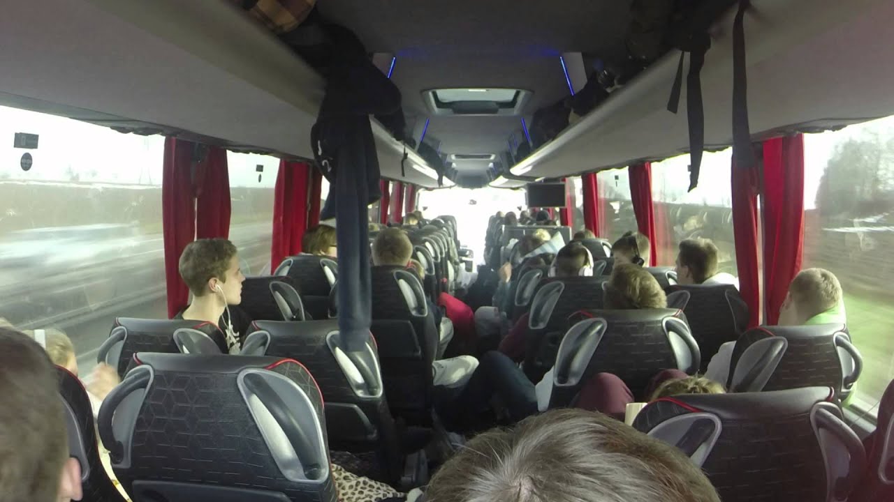 Timelapse - Klassenfahrt Busfahrt - YouTube