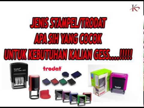 Mengenal Jenis Macam Stampel dan Merk nya!!! Stampel Tanggal, Lunas Dll ...