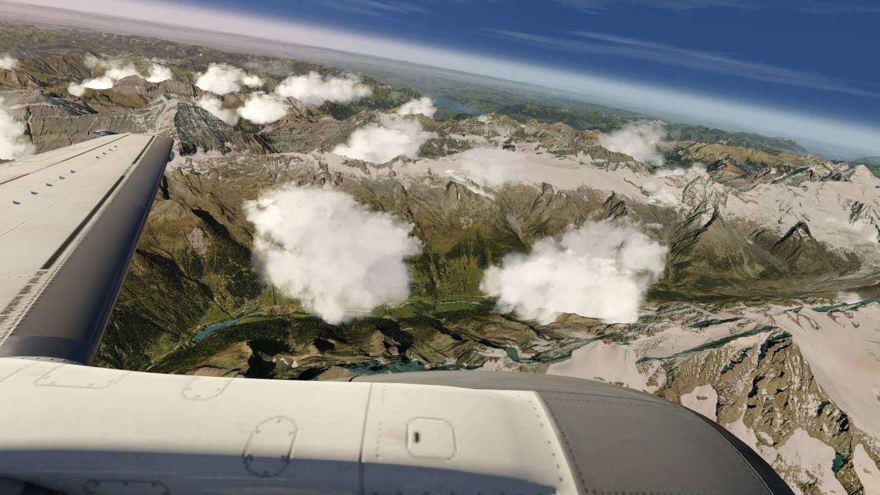 Beautiful Alps Boeing 737-500 Flight [Aerofly FS 2] - YouTube
