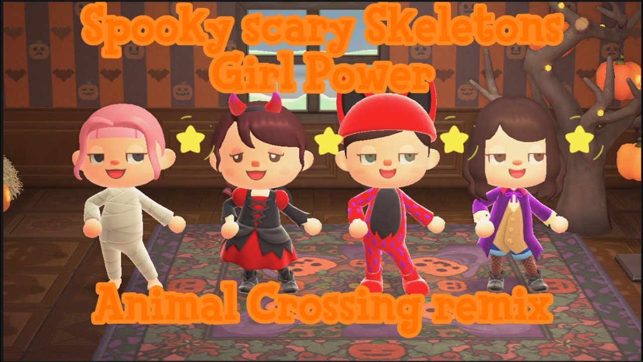 Girls Night Out! Spooky Scary Skeletons but In animal Crossing New ...