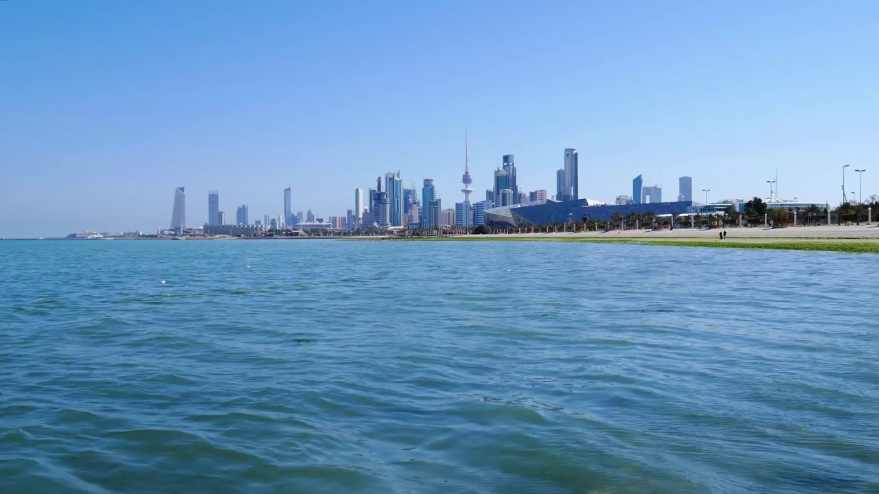 Kuwait cityscape Stock Footage ( 4k) - YouTube
