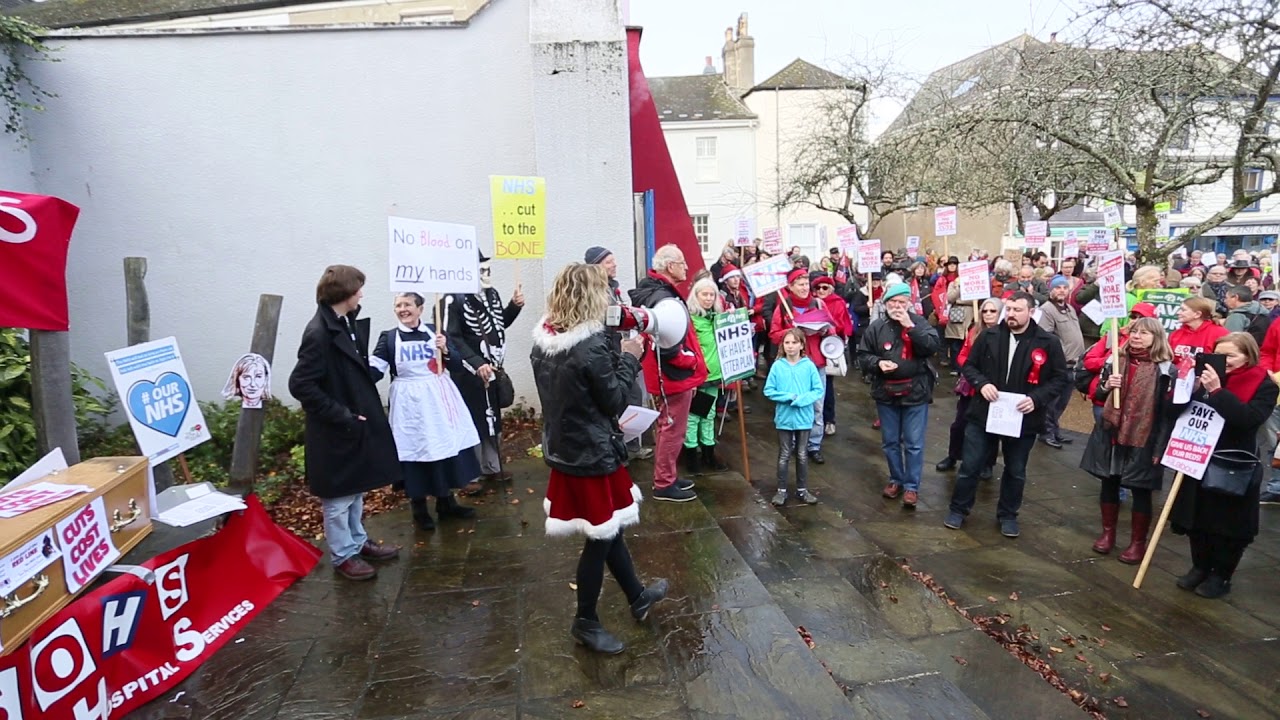 Totnes Labour in Action - Save Our Hospitals - YouTube