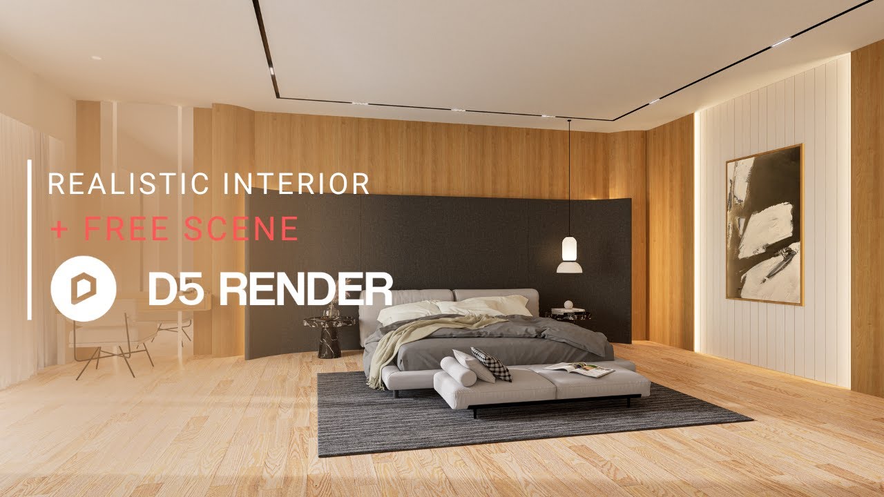 Realistic Interior Render with D5 Render | Bedroom 229 | Downloadable ...