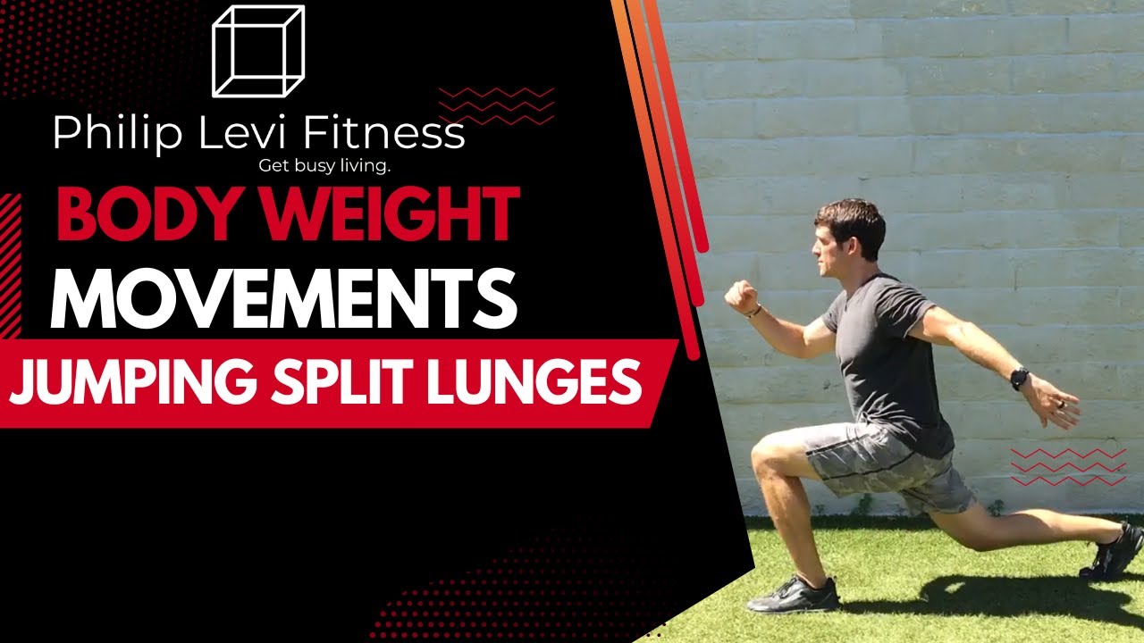 Jumping Split Lunges - YouTube