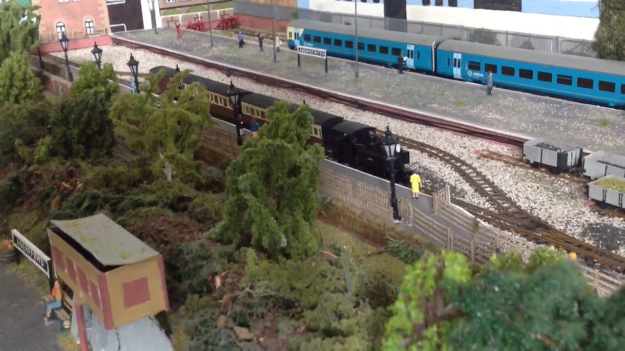009 gauge Vale of Rheidol Model Railway featuring visiting Baldwin loco ...