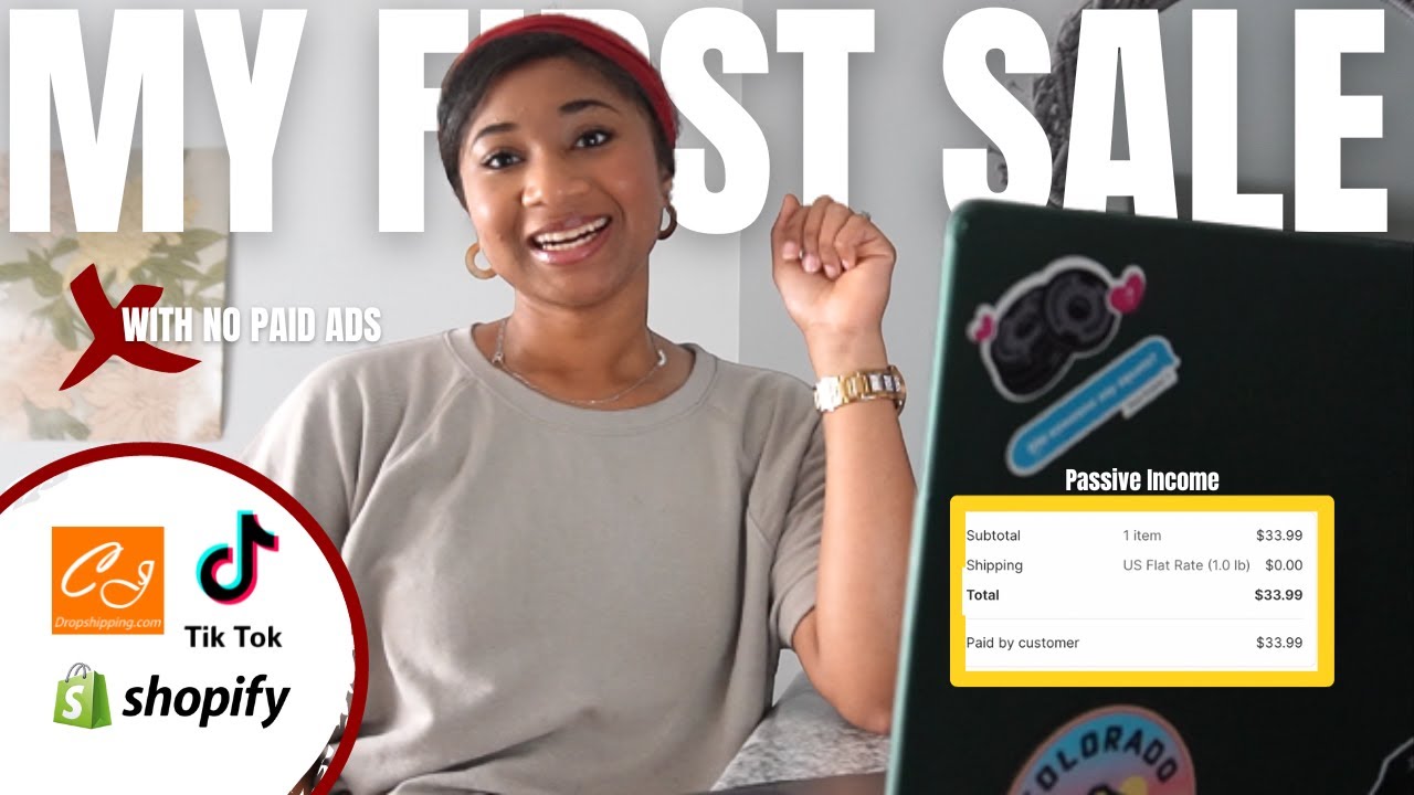 HOW TO GET YOUR FIRST SALE ON YOUR DROPSHIPPING STORE -Beginners Step ...