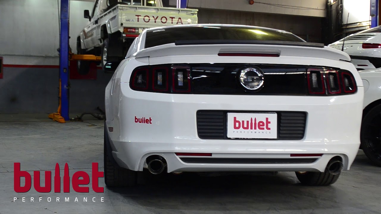 Mustang GT with Bullet Performance Exhaust System - YouTube
