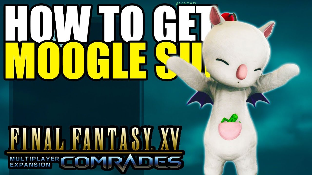 Final Fantasy XV Comrades | How To Get The MOOGLE SUIT Outfit (Comrades DLC) - YouTube