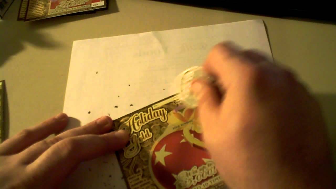 Scratching Florida Instant Lottery Tickets - YouTube