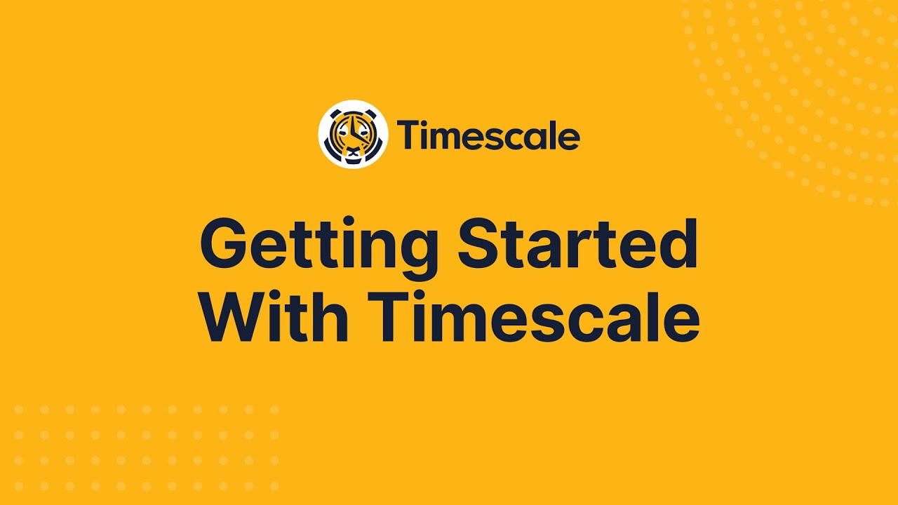 Introduction to Timescale - YouTube
