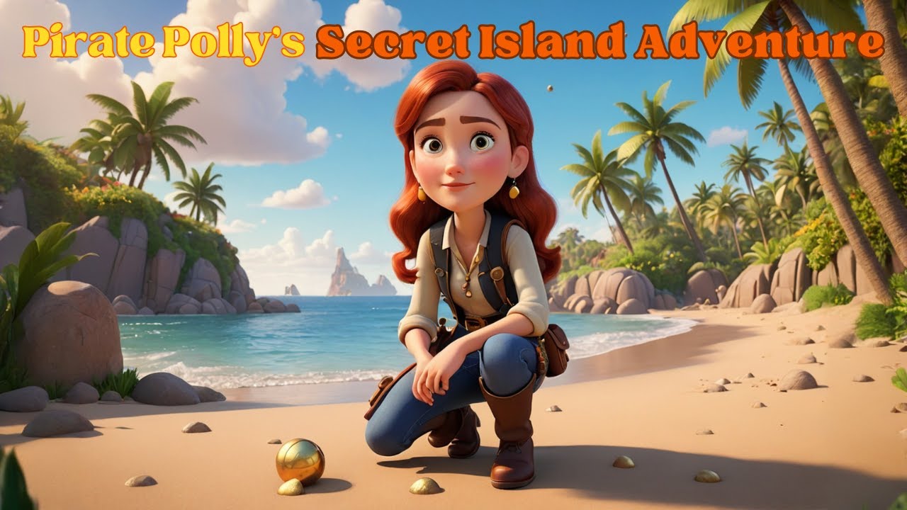 Pirate Polly's Secret Island Adventure: A Magical Tale for Kids - YouTube