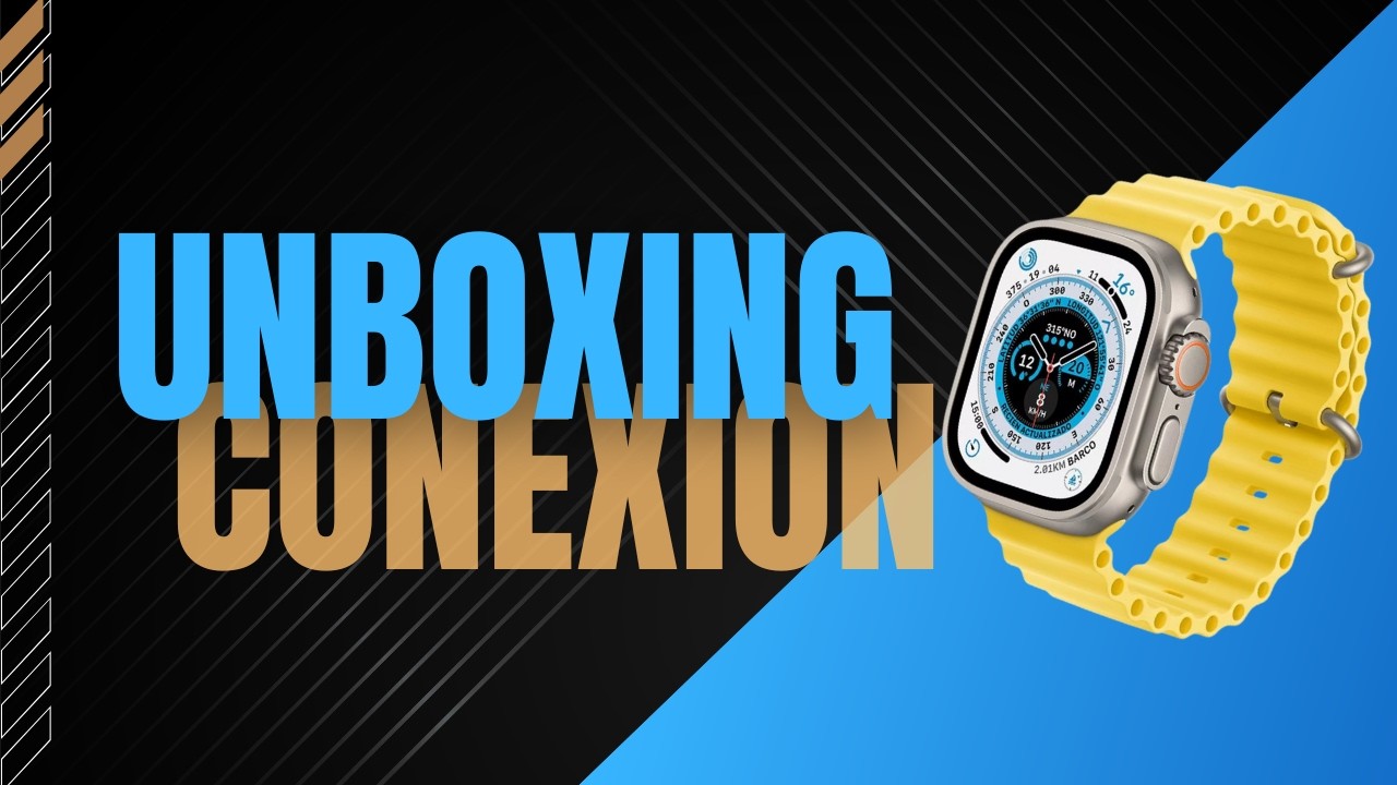 T500 ULTRA unboxing y conexión con su APP - YouTube