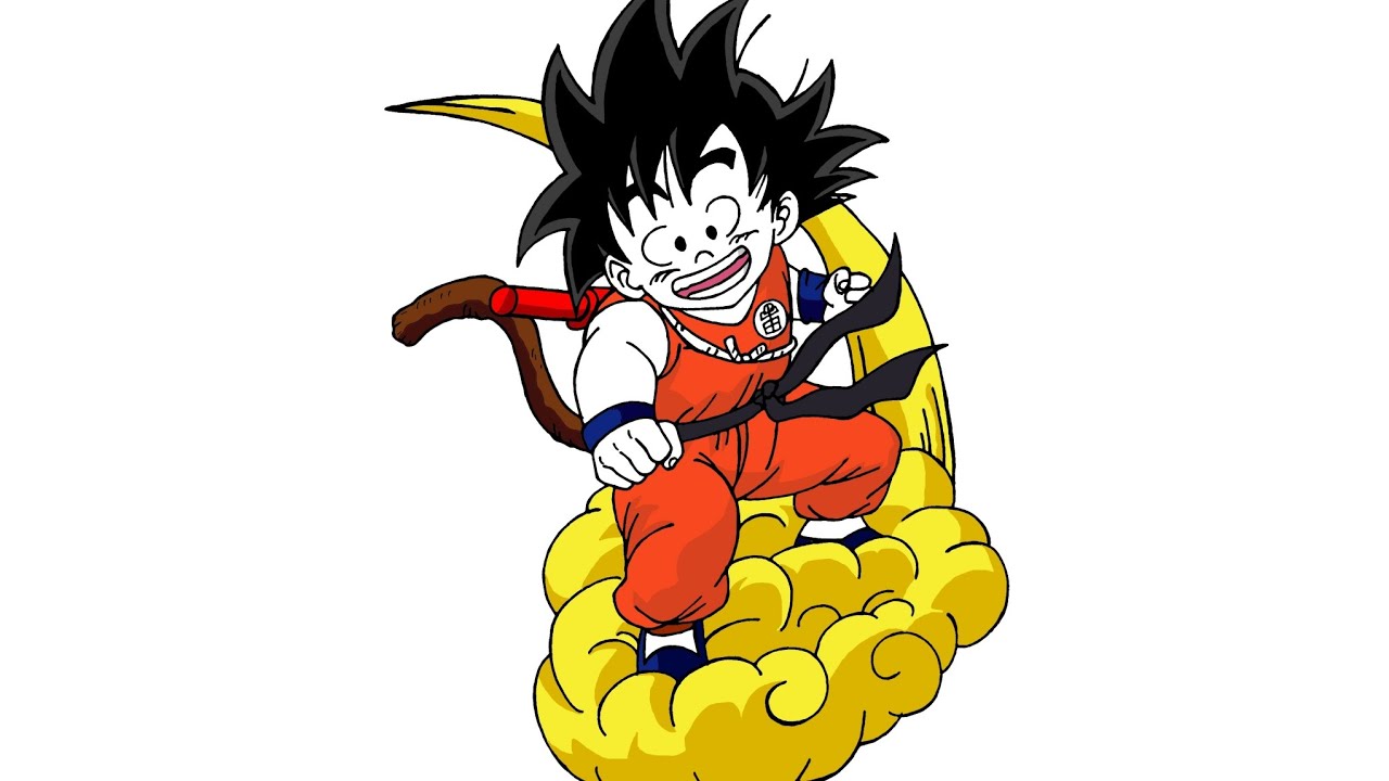 How To Draw Goku (flying nimbus)|Step by Step | Dragonball | drawing ...