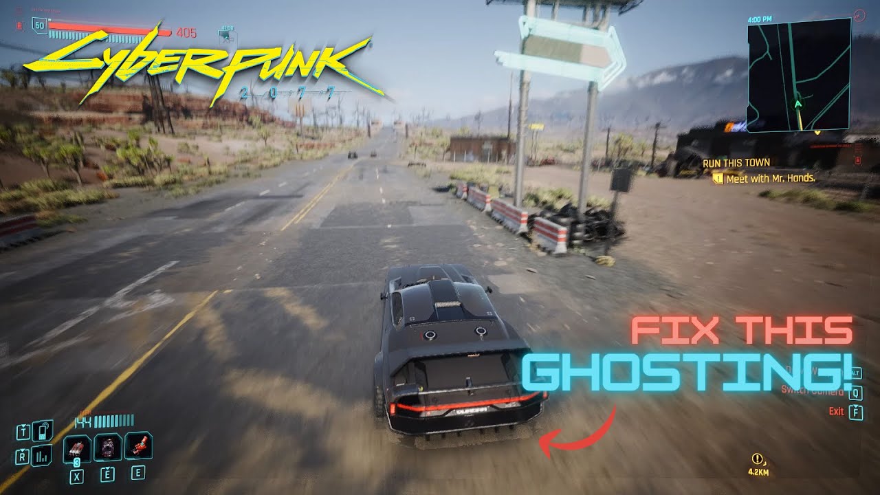 Ghosting Fix for Cyberpunk 2077 with FSR 3 Frame Gen Mod - YouTube