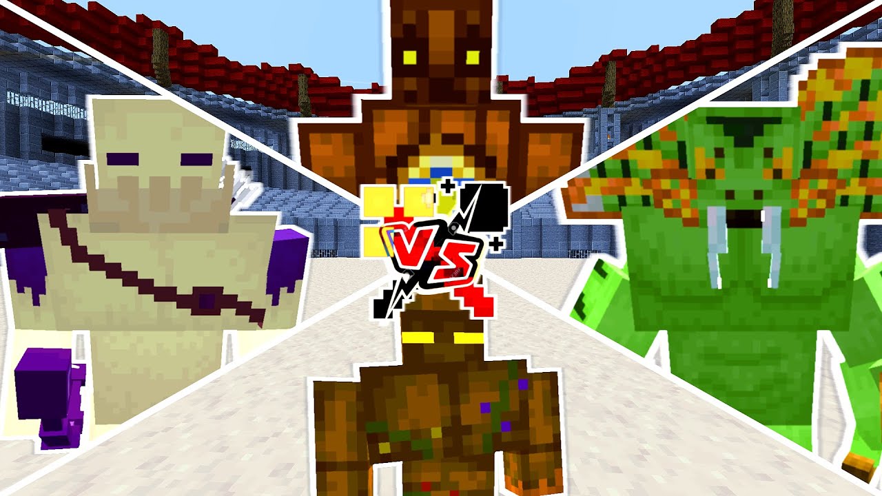 Battle of Monsters Addon in Minecraft Arena | mob battle - YouTube