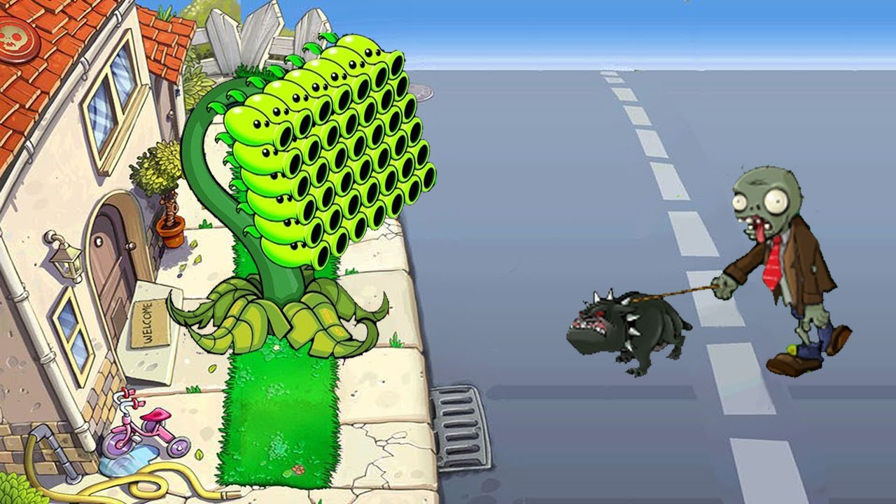 New Plants Vs Zombies Mod - Dog Walker Vs Team Plants - YouTube