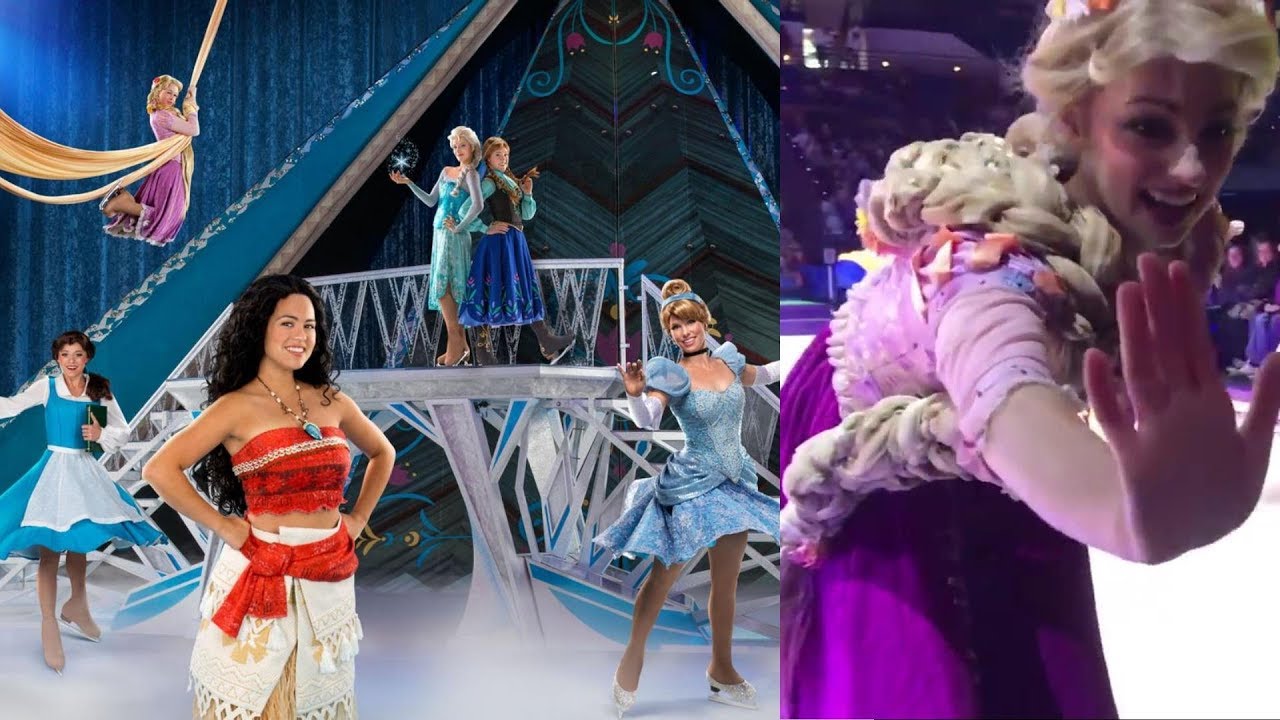 Disney Princess Party Fairytale Ball On Ice Rapunzel Elsa Moana ...