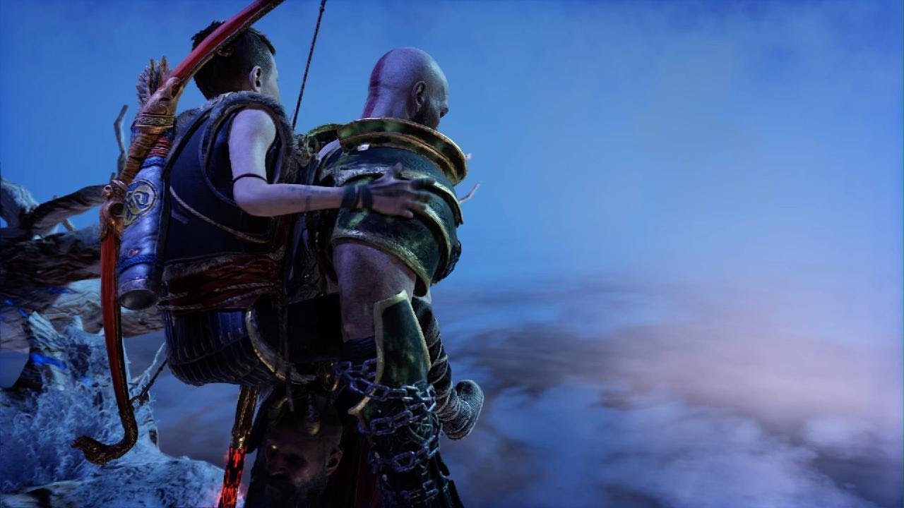 Kratos Steps Off The Realm Between Realms| God of War 2018 - YouTube