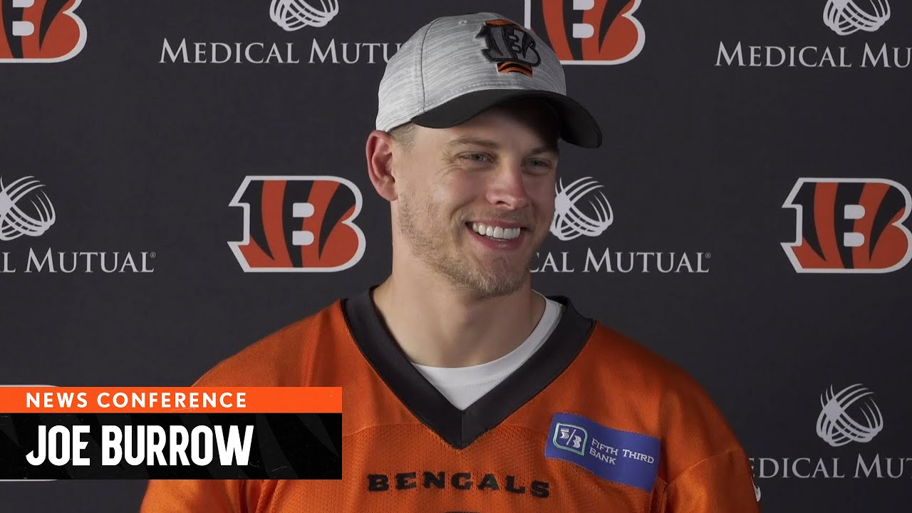 Joe Burrow News Conference | January 28, 2022 - YouTube