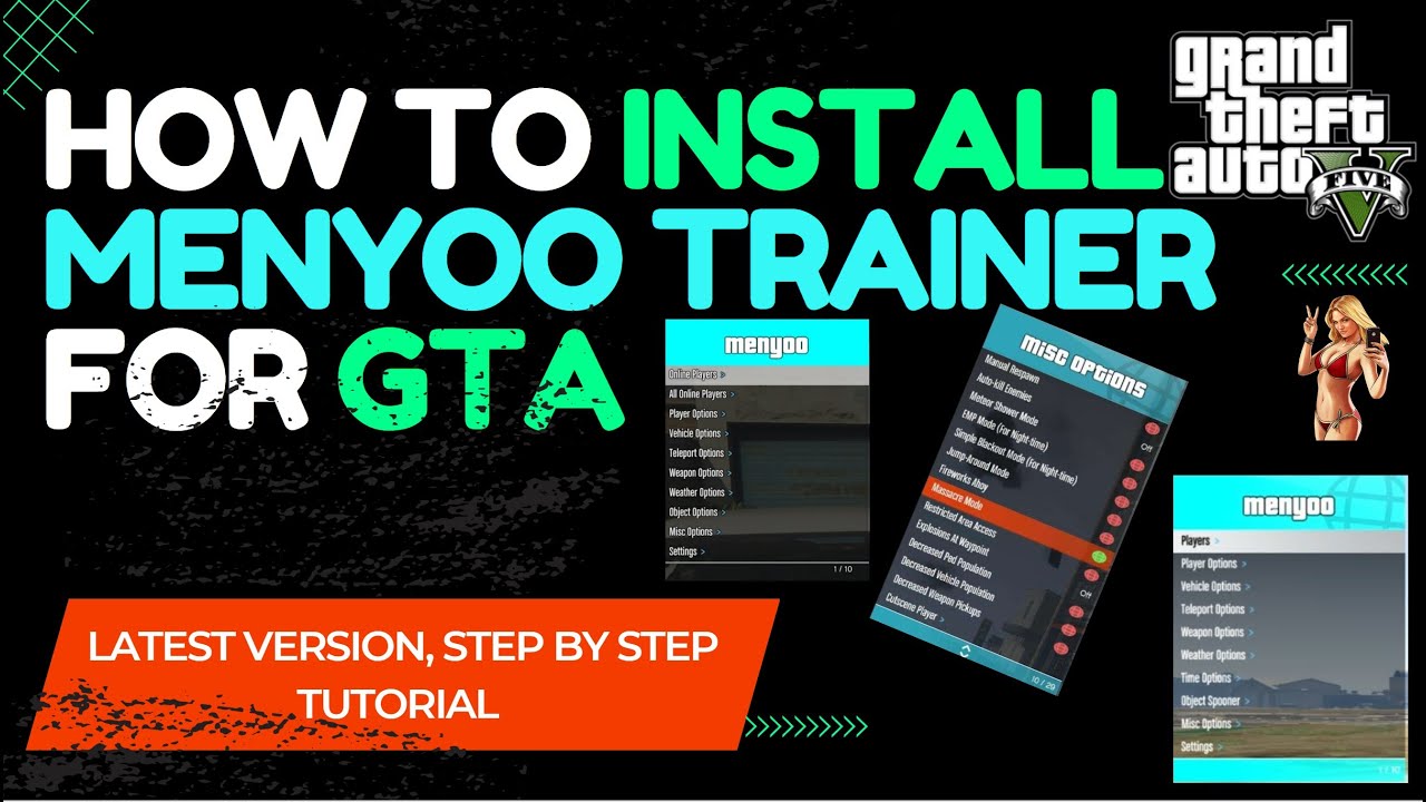 How To Install Menyoo GTA 5 - 2023 | Menyoo Trainer - YouTube