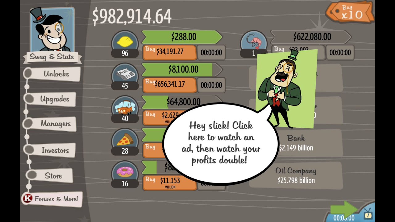 AdVenture Capitalist (by Kongregate) - iOS / Android - HD Gameplay ...