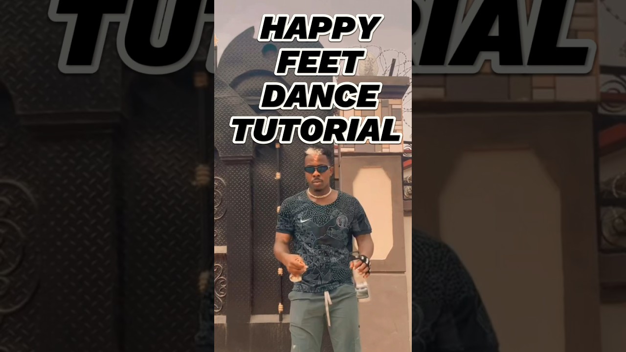HAPPY FEET DANCE TUTORIAL 🥹 ️ #amapiano #youtubeshorts #viral #dancetutorial #shortsafrica # ...