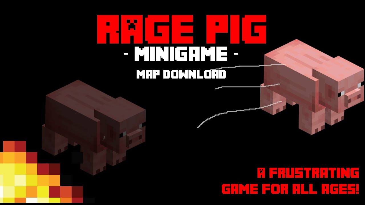 Rage Pig - Super Difficult (Map Download) (Rage Game) - YouTube