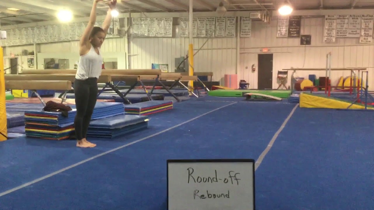Floor - Round-off (rebound) - YouTube