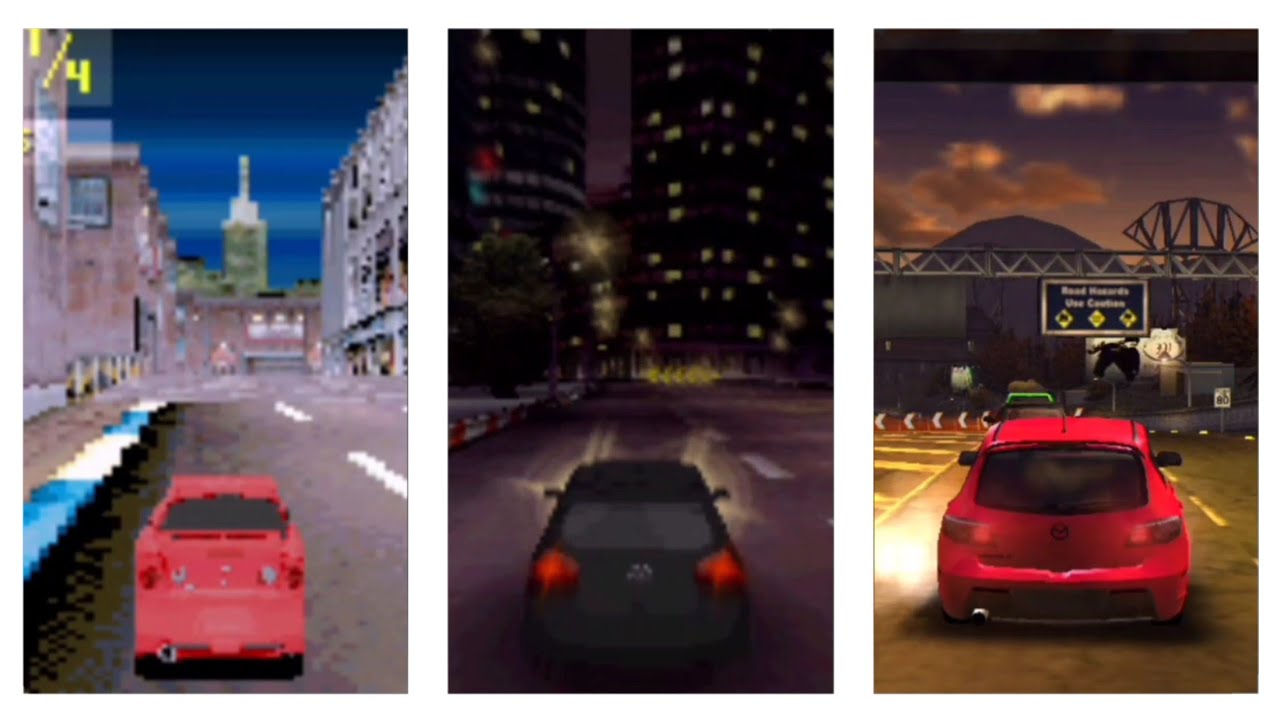 Need For Speed Carbon - Own The City Portable -GBA vs NDS vs PSP - YouTube