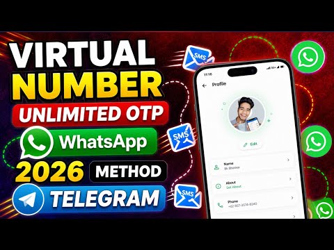 Free virtual Whatsapp number |fake whatsapp kaise banta hai 2026 | Fake WhatsApp virtual number 2026