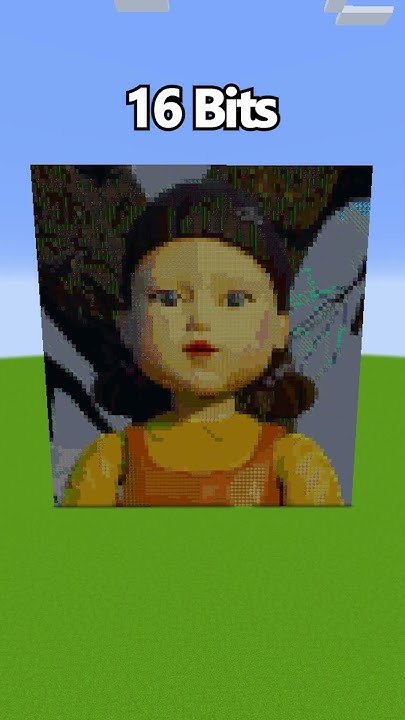 Squid Game in Minecraft 🦑😎 4 bits 8 bits 16 bits 32 bits 64 bits 128 bits - YouTube