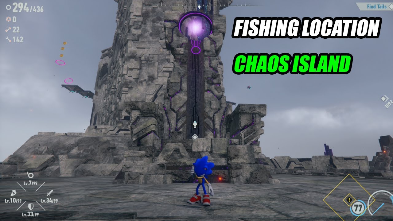 Sonic Frontiers: Fishing Location in Chaos Island - YouTube