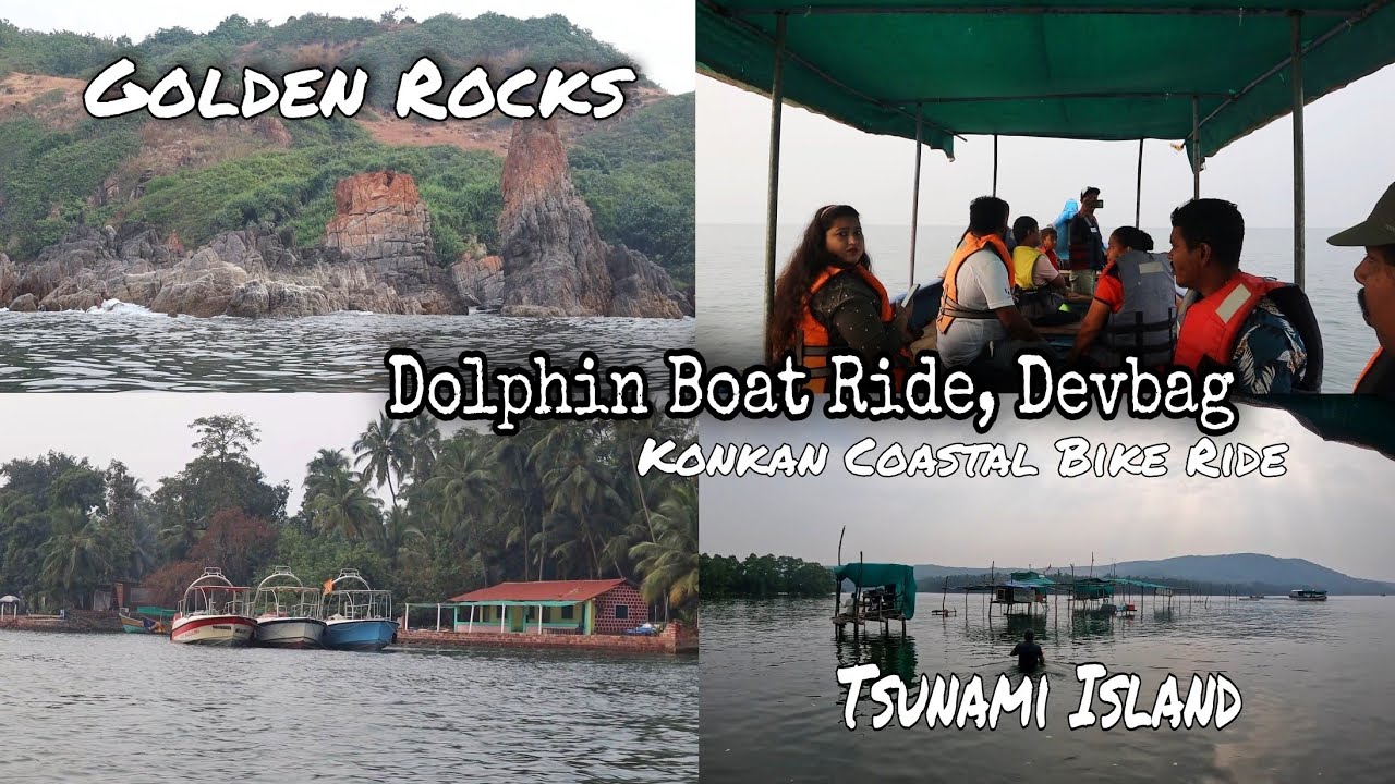 सकाळी केली Dolphin Boat Safari Devbag Tarkarli | Tsunami Island Malvan ...