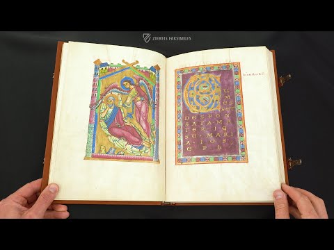 DAS PERIKOPENBUCH VON ST. PETER - Blättern im Faksimile (4k / UHD)