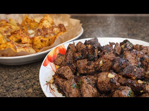 Proud Mom Moment 💙 Steak Bites & Potatoes |by My Son🥰