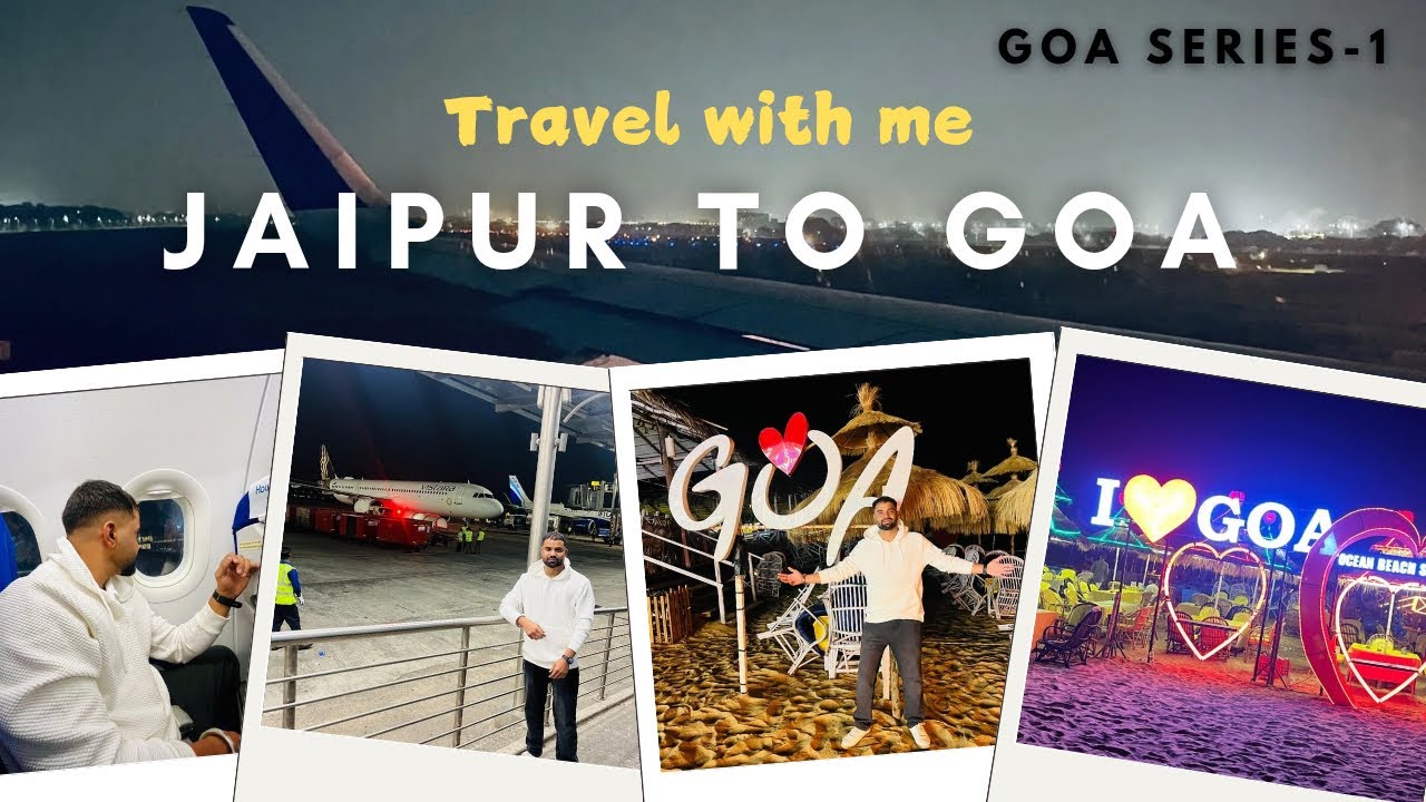 Jaipur to Goa by flight ️ || Goa Vlog November 2024 || Goa Baga beach ...