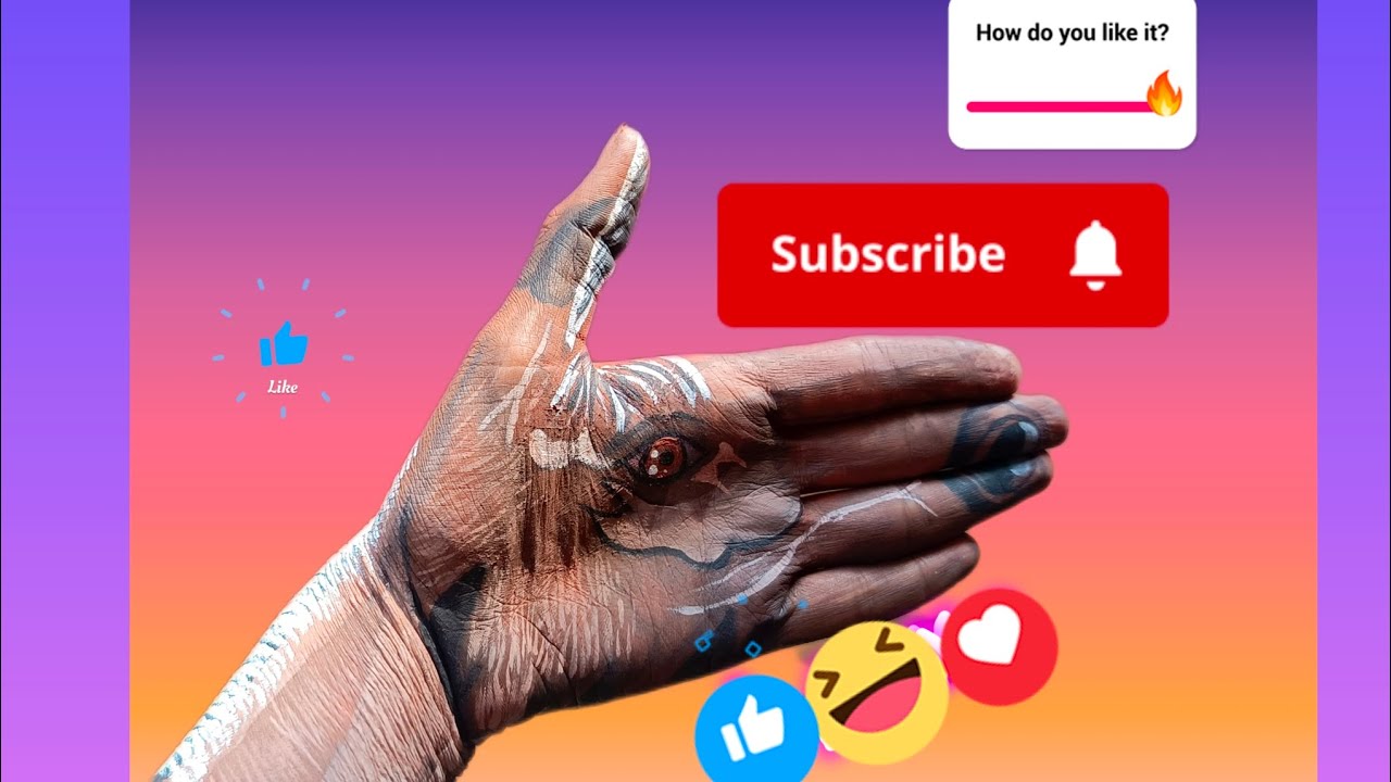 Hours Painting In Hand || Hours painting full video #SaniyasGoldenArt ...