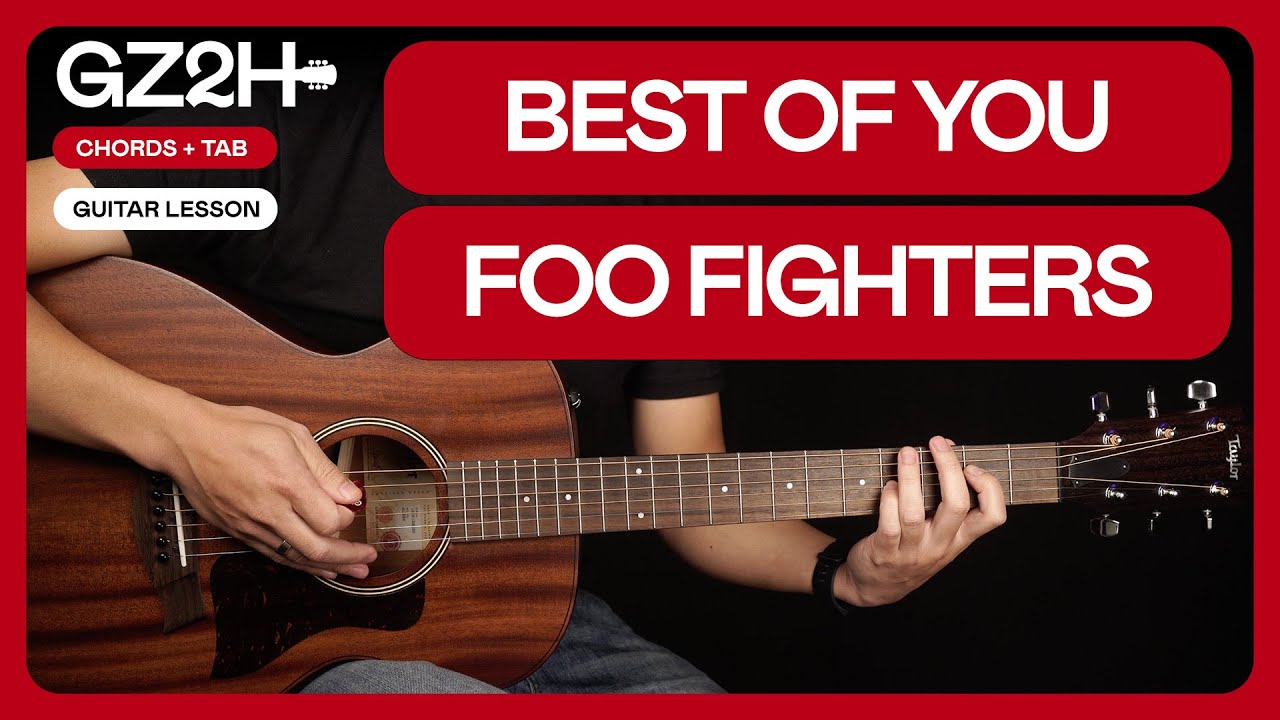 Best Of You Guitar Tutorial Foo Fighters Guitar Lesson |All Guitar ...