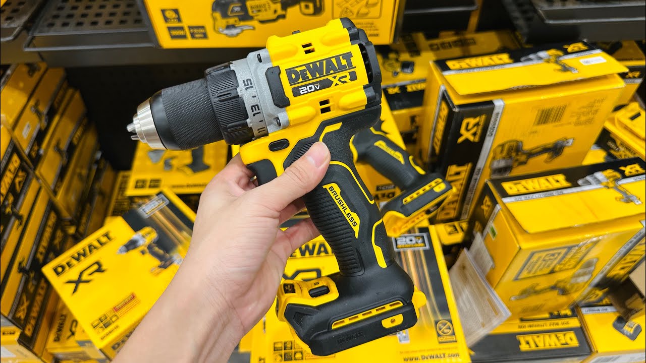 Dewalt mẫu mới về hàng DCD801.. - YouTube