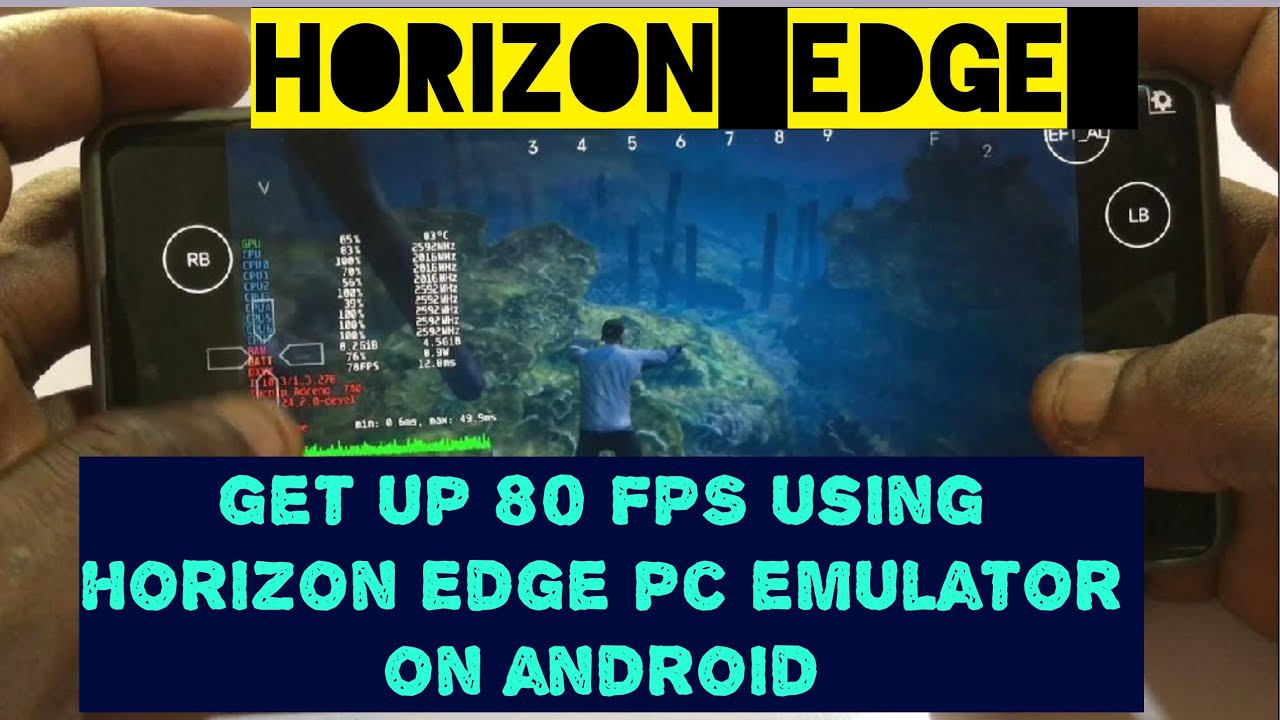 GTA V gameplay with Horizon Edge emulator| more than 70 FPS on 8 gen 2 ...